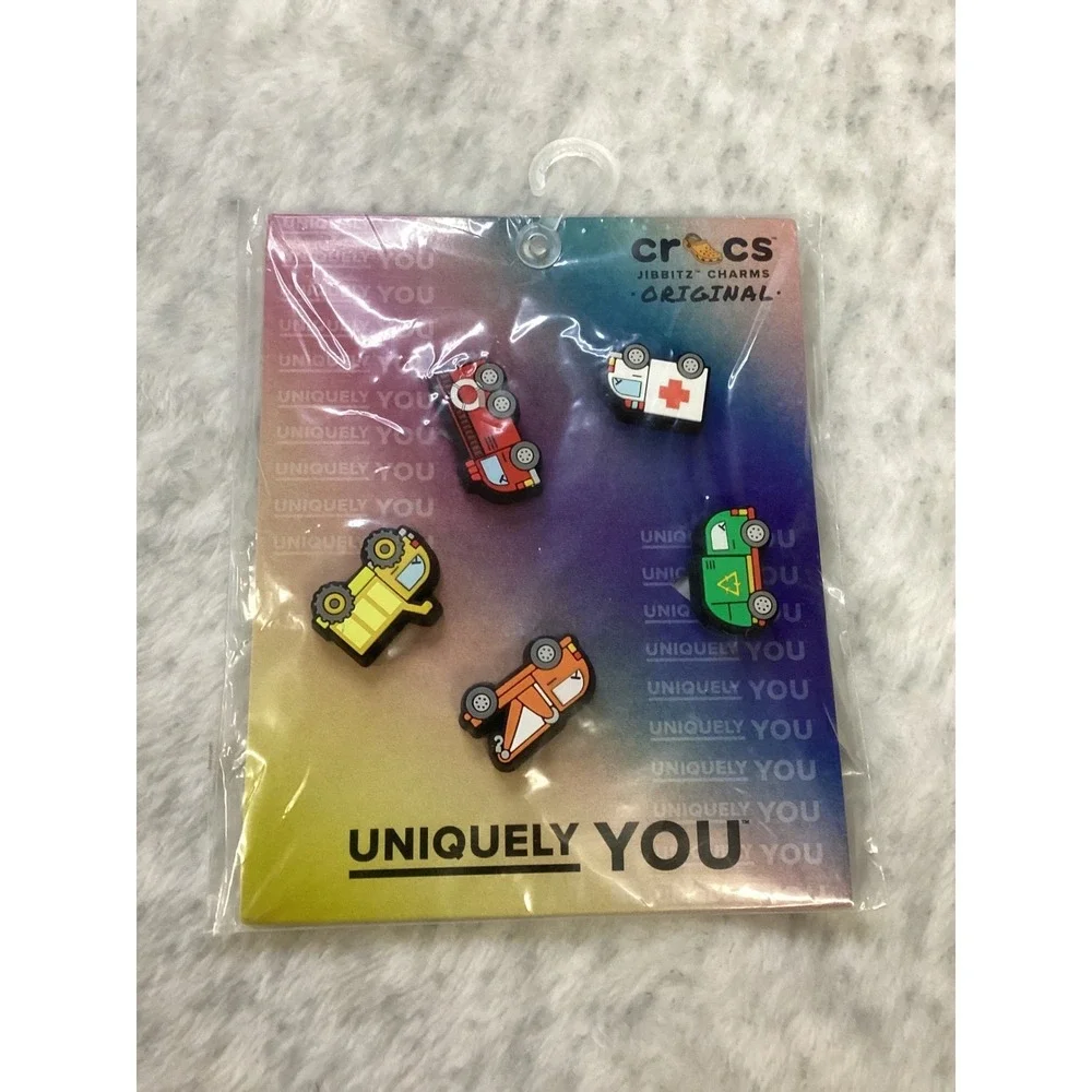 CROCS | Accessories | Crocs Jibbitz Tiny Work Trucks 5 Pack Shoe Charms ...